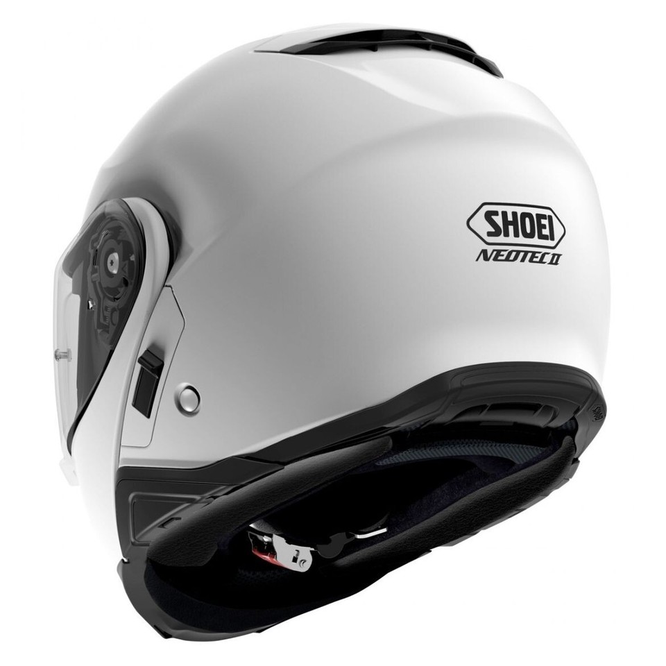 Helmet Motorcycle Modular Shoei NEOTEC 2 White TG Xs | eBay UK