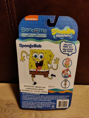 Spongebob Squarepants Bendems Spongebob Figure Brand NEW Bendable Bend ...
