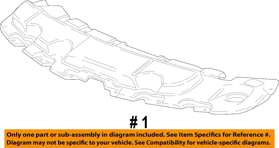 GM OEM 18-21 Enclave Radiator Support Splash Shields-Sight Shield ...