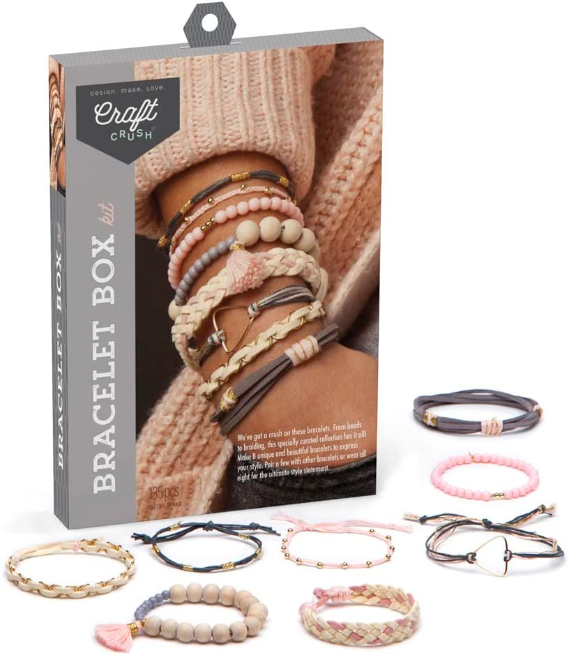 Craft Crush Bracelet Making Craft Kit Neutrals - Friendship Bracelet ...