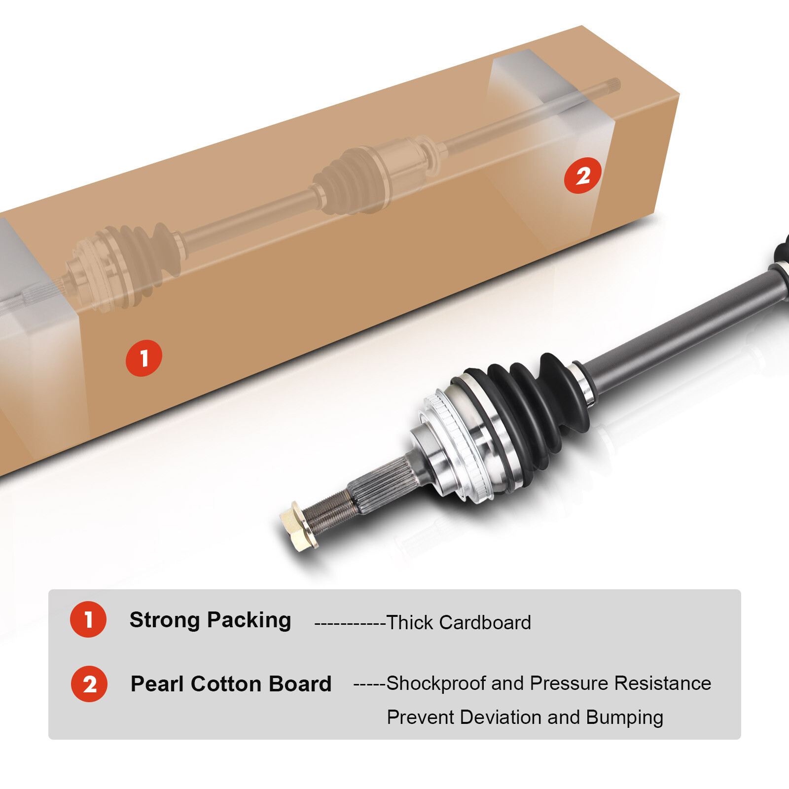 Front RH CV Axle Assembly for Mitsubishi Outlander 2007-2011 3.0L AWD ...