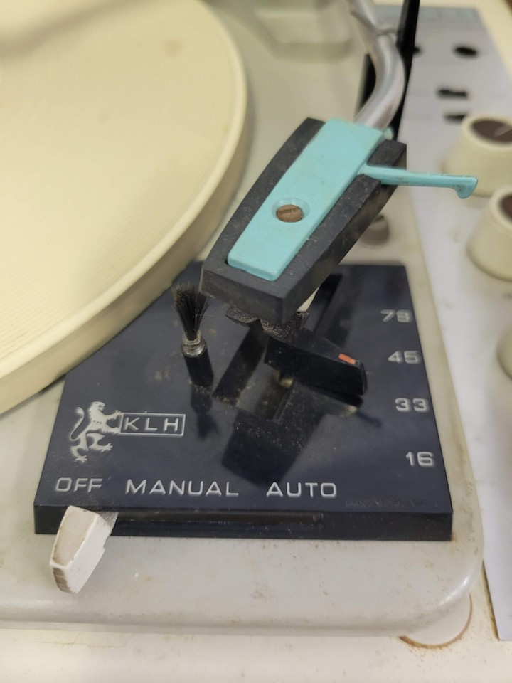 Garrard AT6 KLH model 15 Turntable & cover and model 15 speakers for ...