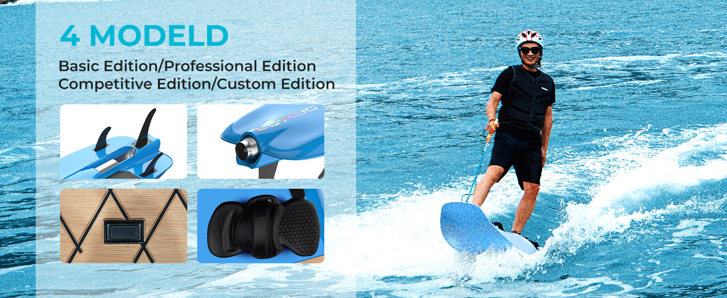 Electric Surfboard Water Jet Surfboard MAX 65KM/H Speed Electric Paddle ...