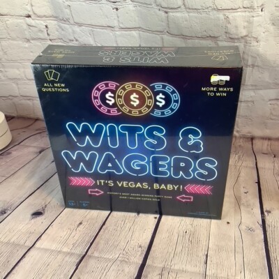 Wits & Wagers Board Game, Vegas Edition, Kid Friendly Party Game ...