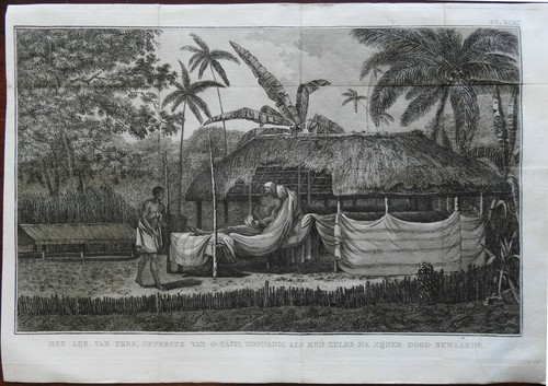 The Body of Thee Ruler of Tahiti Preserved Body 1802 Captain Cook ...