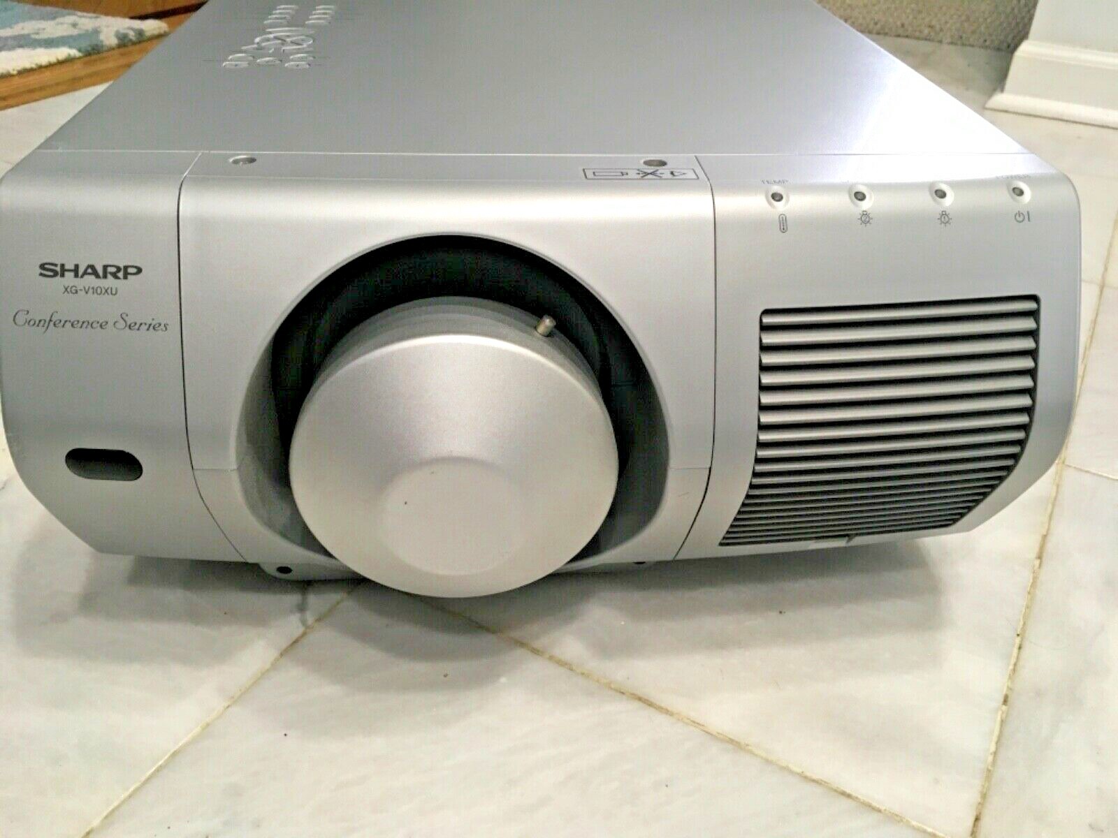 Sharp XG-V10XU 3LCD Projector 4000 ANSI HD 1080i HDMI Conference Series ...