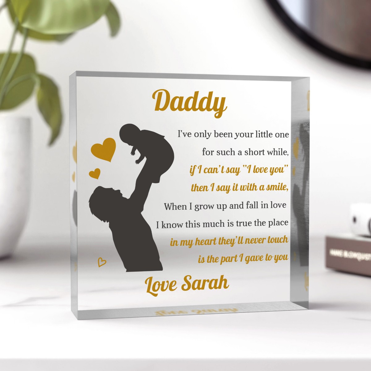 I Love You Daddy Quotes From Daughter Kennebug Personalized Gifts