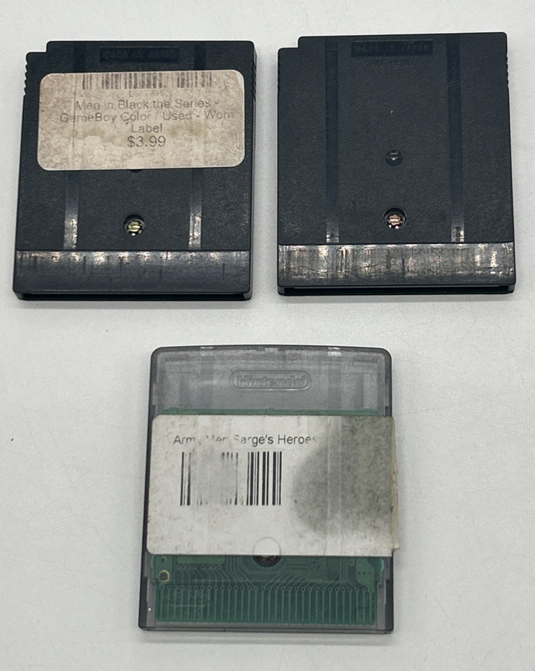 Vintage Nintendo Game Boy Color Games Lot of 3 Untested - Free Shipping ...