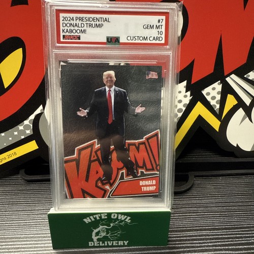 Donald Trump Kaboom Card - Custom Graded Slab - Get Your Kaboom!! | eBay