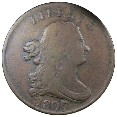 1807 Draped Bust Half Cent VF+ VERY FINE Condition A2182 | eBay