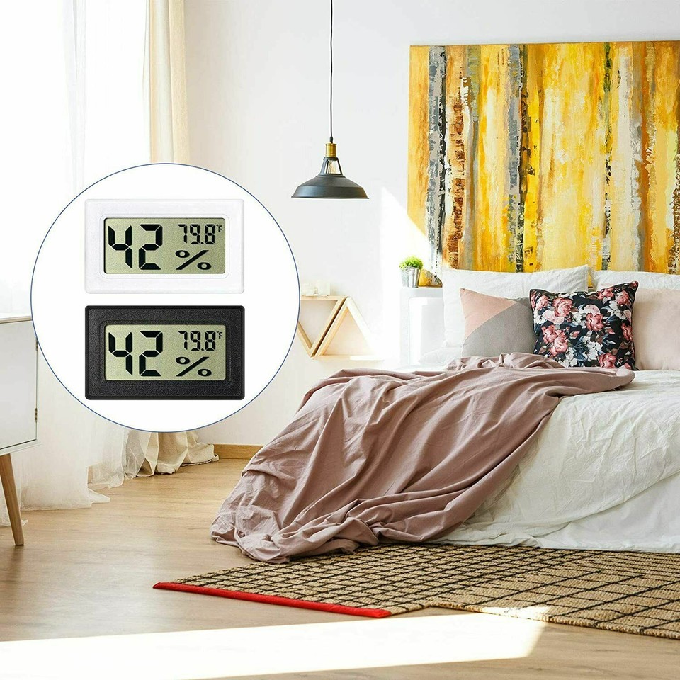 Mini Digital Electronic Temperature Humidity Thermometer LCD Monitor ...