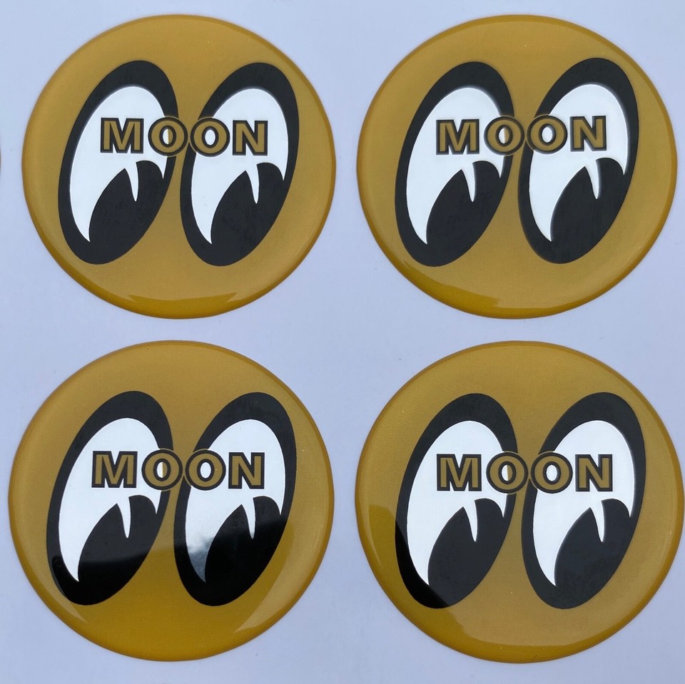 Moon Eyes Rat Fink rod C-10 F-100 ford Camaro Wheel Center Cap decals ...