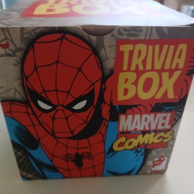 Marvel Comics Trivia Box Game 250 Questions Featuring Spider-Man Iron ...