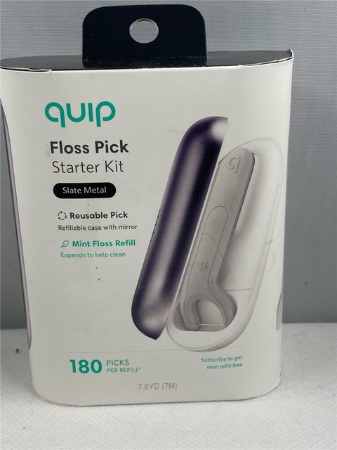 Quip Reusable Tooth Floss Pick Starter Kit 180 Picks for sale online | eBay