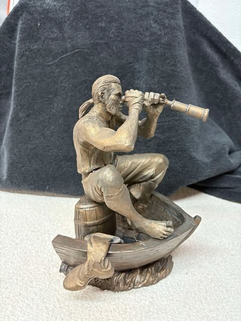Rocco's Pirate Sculpture Smitty & Deadeye Dan Jenkins Bookends Statue ...