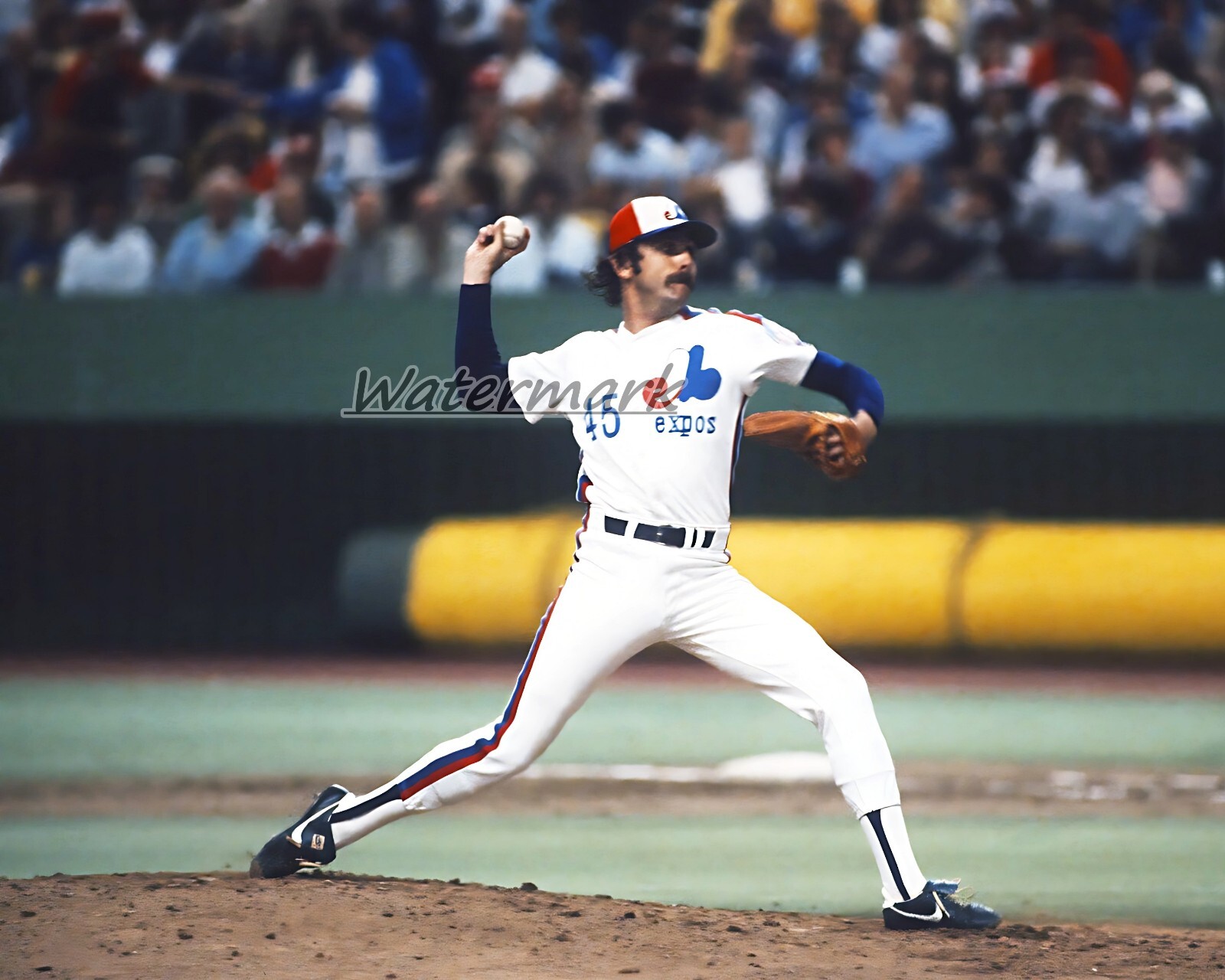 MLB Montreal Expos Steve Rogers on the Mound Game Action Color 8 X 10 ...