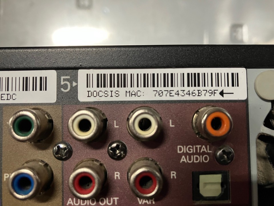 Set Top Cable Box Motorola DCX3400 HD / DVR. Has Multistream M-Card ...