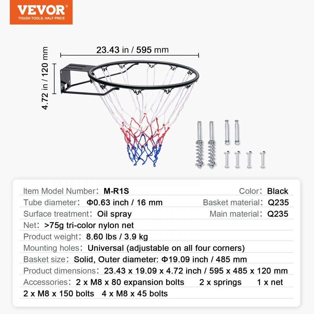 Weight Of A Basketball Rim Amazon.com : Sawoolives18“ Heavy Duty