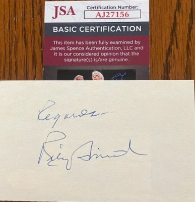 Riley Smith signed 3x5 index card, Alabama Star QB, NFL Champ, CFHOF | eBay
