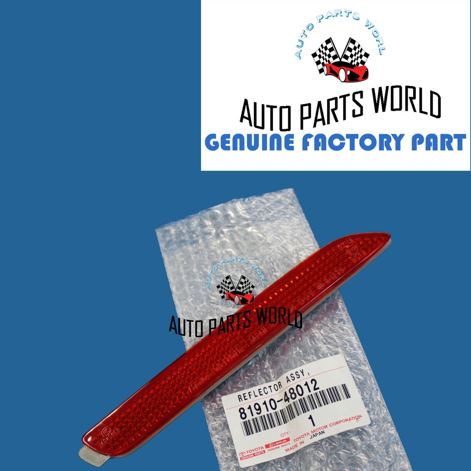 GENUINE TOYOTA AVALON SIENNA GX470 RX300 RIGHT REAR BUMPER REFLECTOR ...