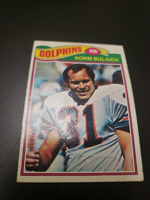 1977 Topps Norm Bulaich #134 Miami Dolphins NM+ | eBay