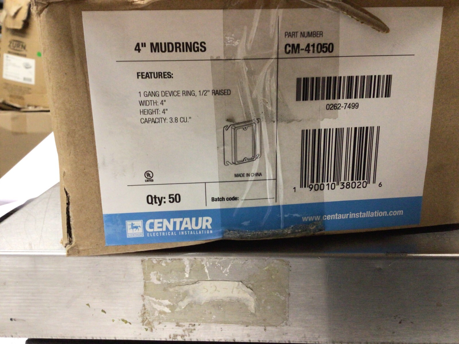 Centaur Steel CM-41050 Box Support - Box of 50 | eBay