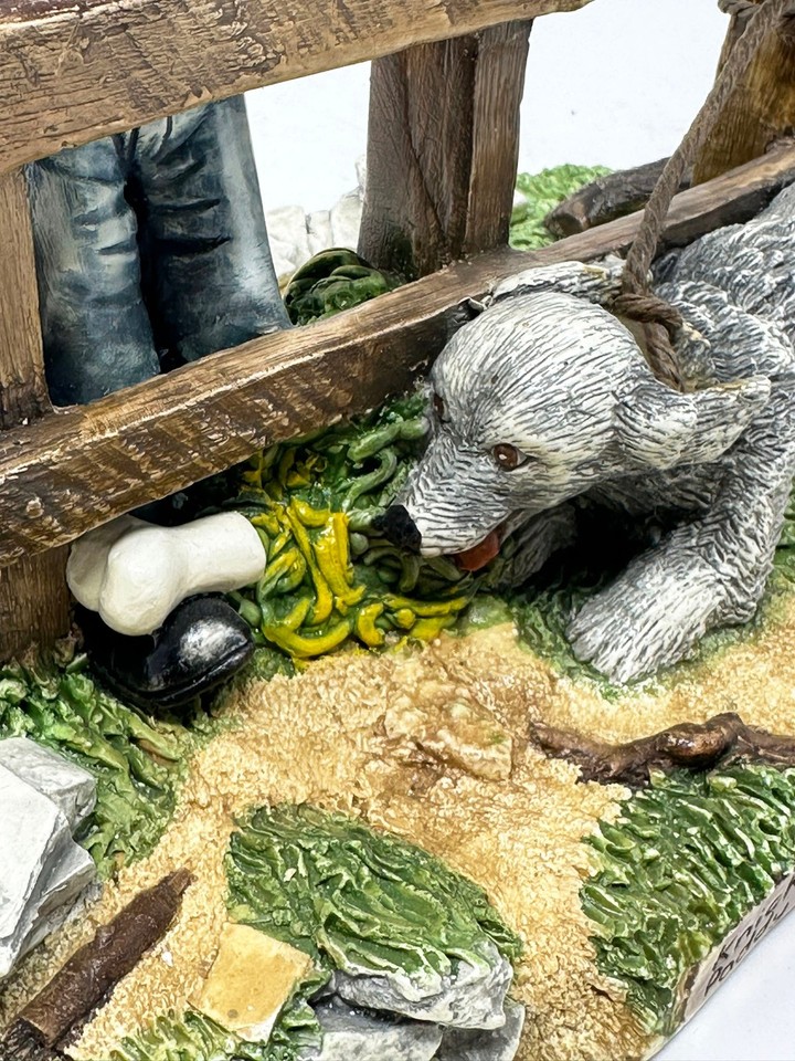 NATURECRAFT KNICK KNACK PADDY WACK Dog Bone #979 Black Americana ...