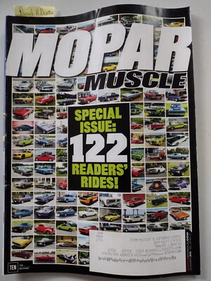 Mopar Muscle Magazine December 2015 Panel Adhesive T56 Magnum 6-Speed ...
