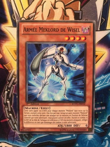 Yu-Gi-Oh! Armée Meklord de Wisel EXVC-FR012 1st | eBay