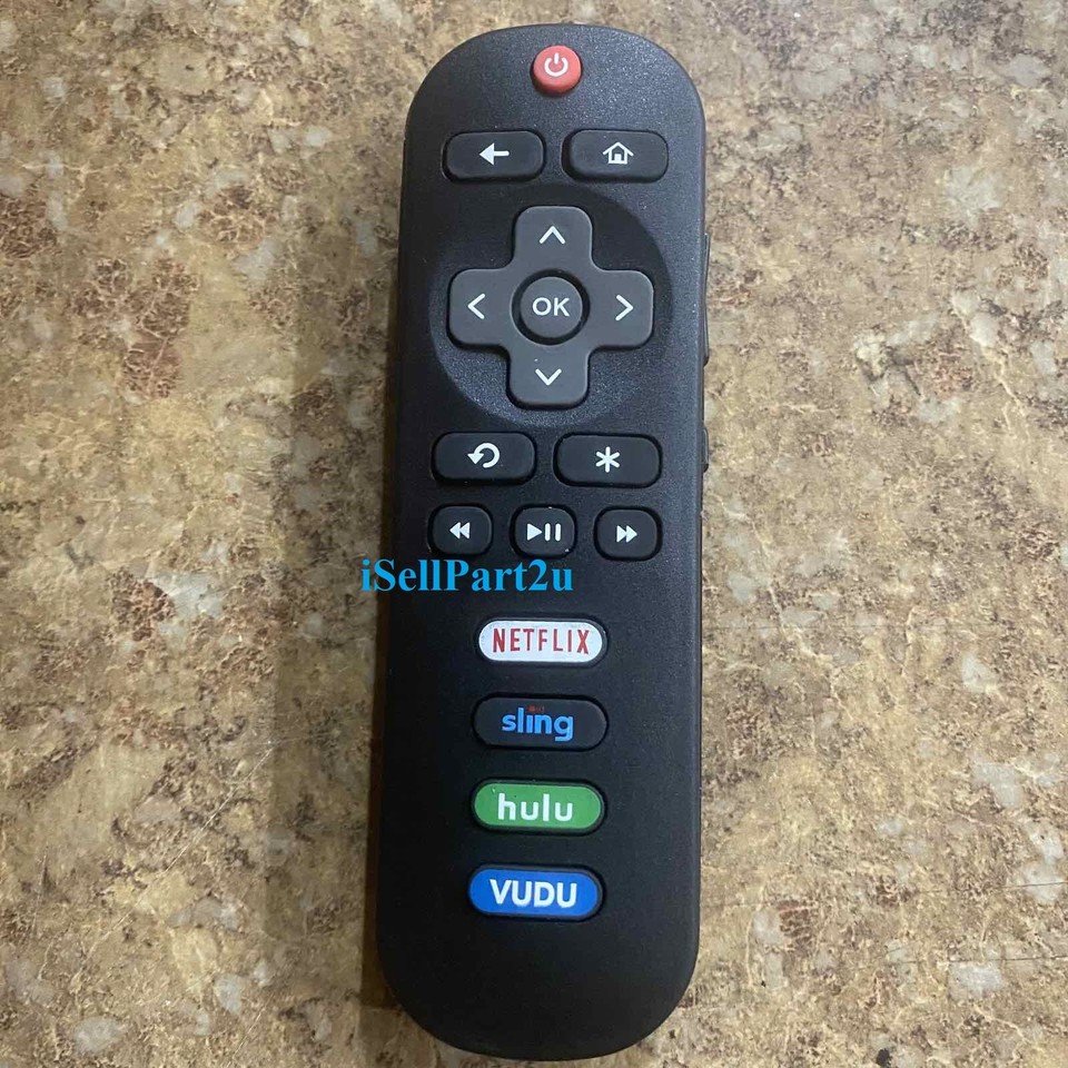 New Replacement Remote RC280-01 For TCL ROKU TV Radio Vudu 32FS3700 ...