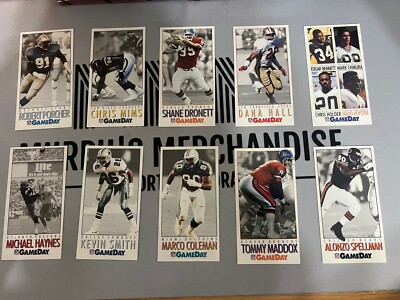 1992 NFL Game Day LOT of 14 Very Good to Excellent Condition | eBay