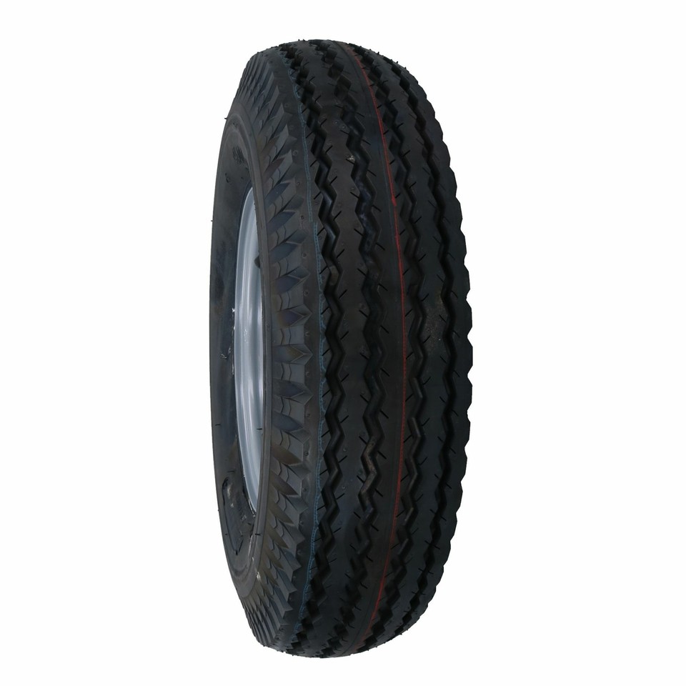 4.80 x 8 / 400 x 8 Inch Trailer Wheel + Tyre 4 Stud 4” PCD 4 Ply 265kg ...