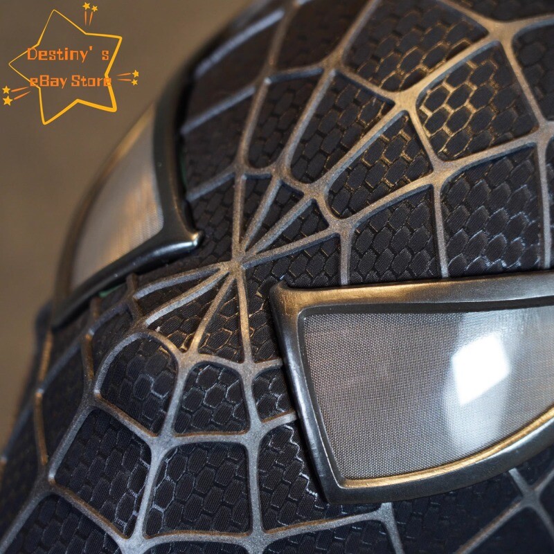 Spider Man Venom Spiderman Tobey Maguire Cosplay Props Helmet Mask ...