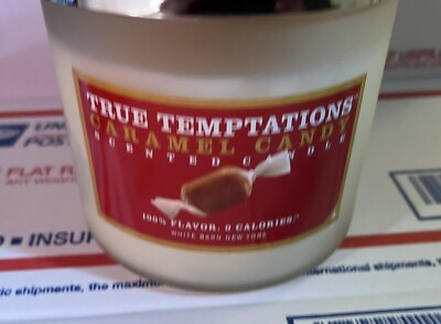 Bath & Body Works True Temptations Caramel Candy Candle | eBay