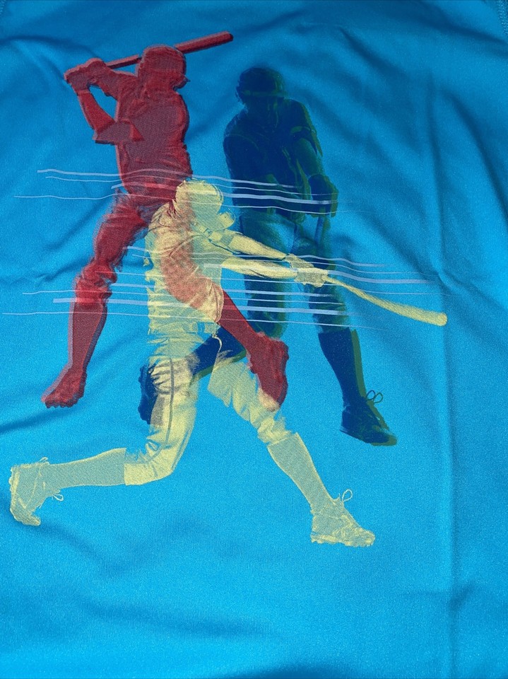 All In Motion Boys blue baseball t shirt XL 16 Extra Large NWT | eBay