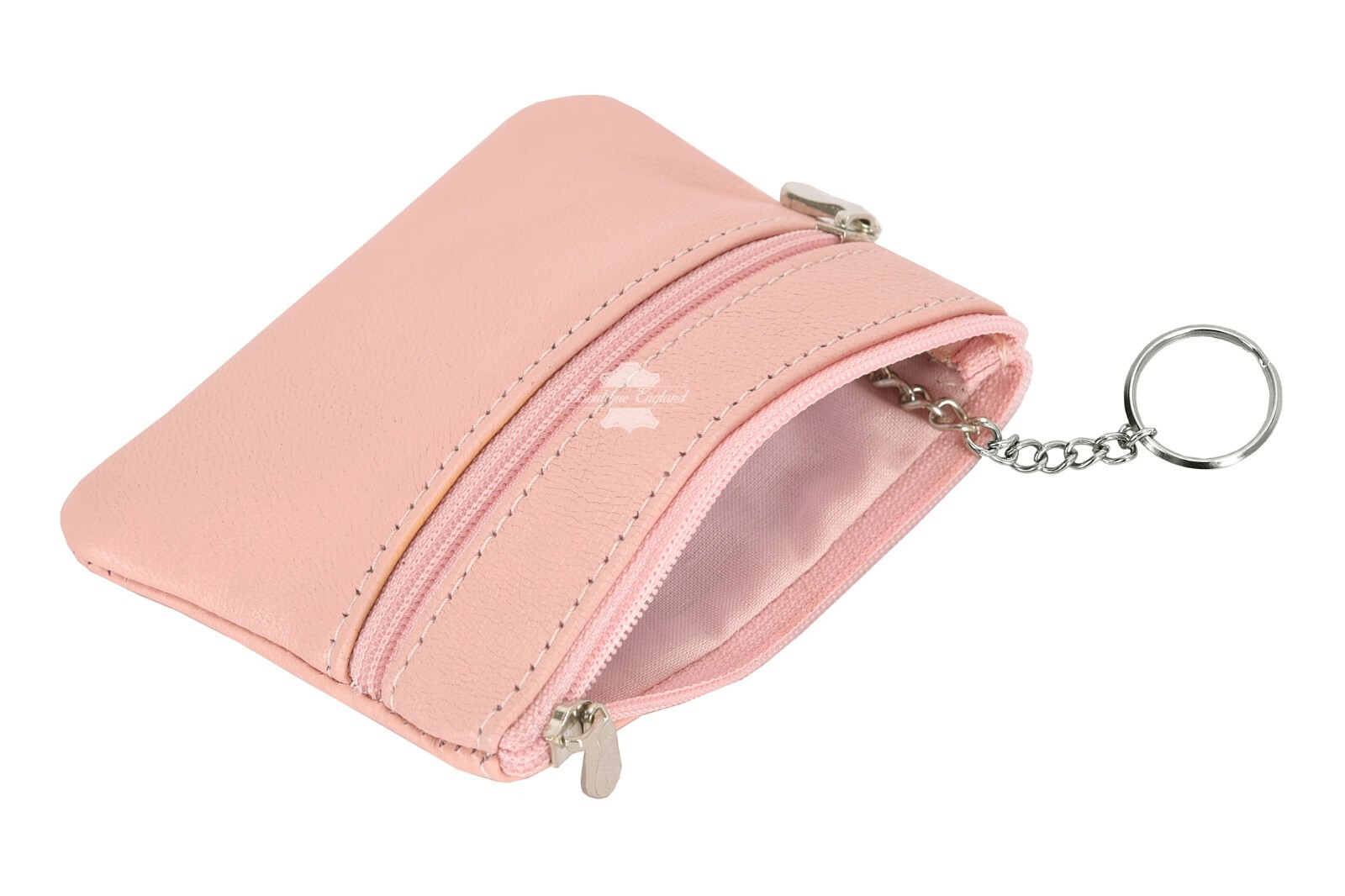 New Key Pouch Genuine Leather Small Coin Card Key Ring Wallet Pouch ...