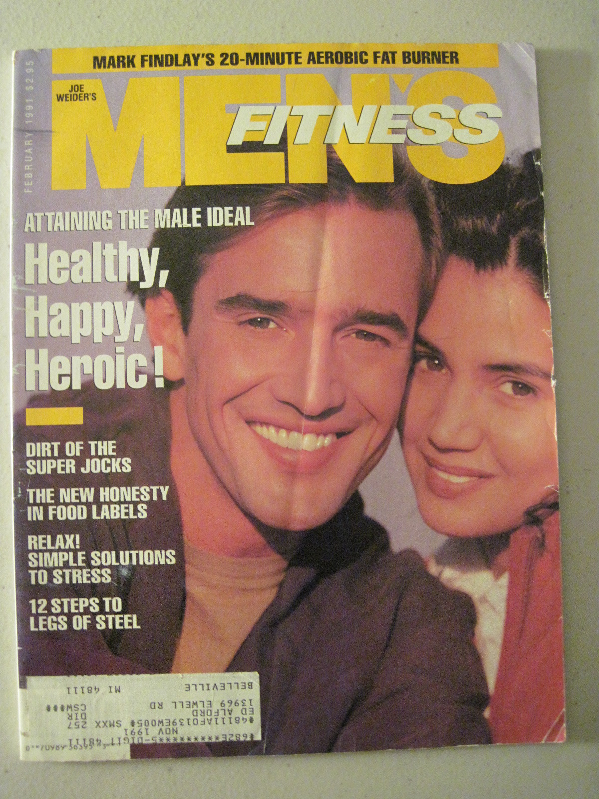Men's Fitness February 1991. Joe Gogol Cover! (gay interest) | eBay