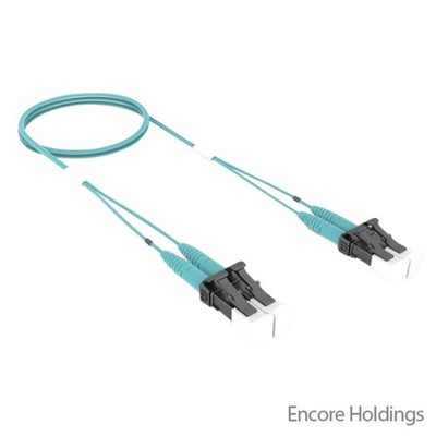Commscope Lazerspeed OM4 LC Fiber Patch Cable - 10 Feet - 2 FEXLCLC42 ...