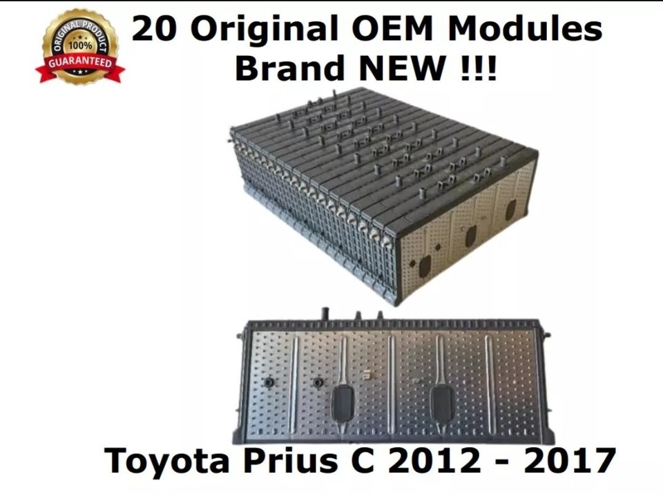 20 Original Hybrid Battery Cells Toyota Prius C Aqua 2012-2017 OEM ...