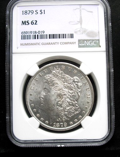 1879-S Morgan Silver Dollar NGC 62 | eBay