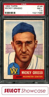1953 TOPPS #148 MICKEY GRASSO SENATORS POP 5 PSA 7.5 | eBay