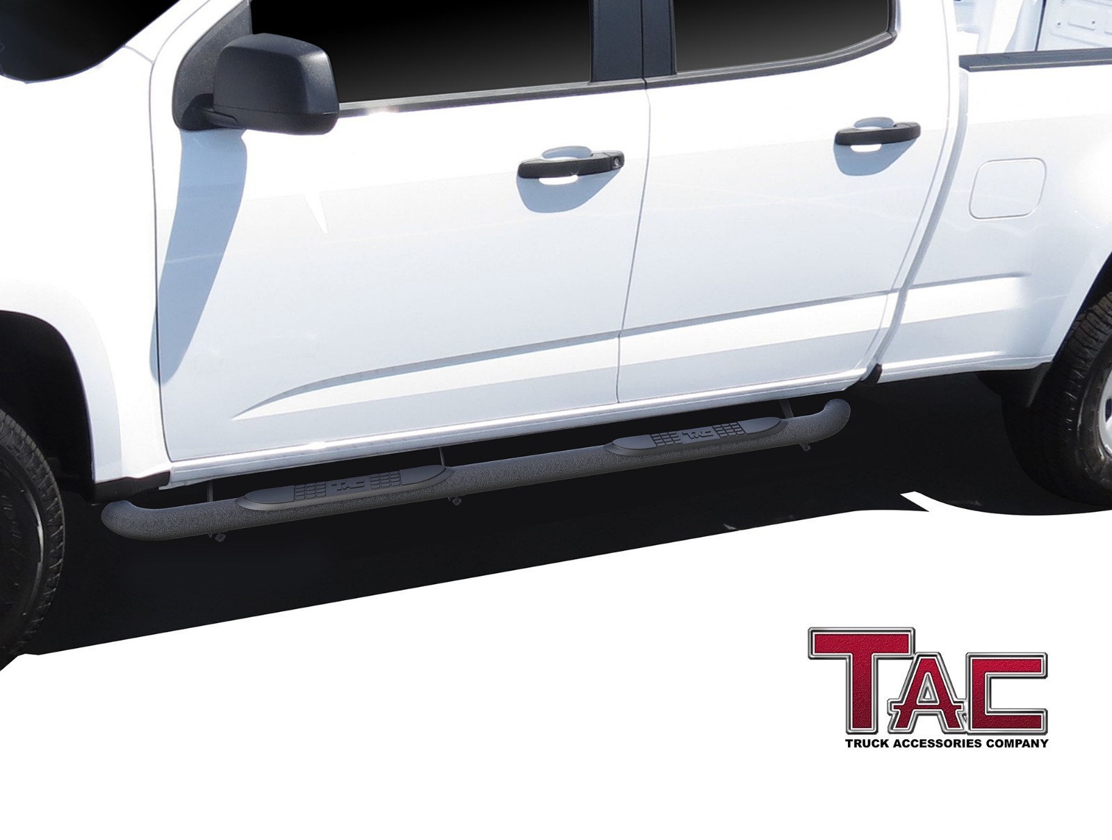 For 2015-2026 Chevy Colorado / GMC Canyon Crew Cab 3" Texture Side Step ...