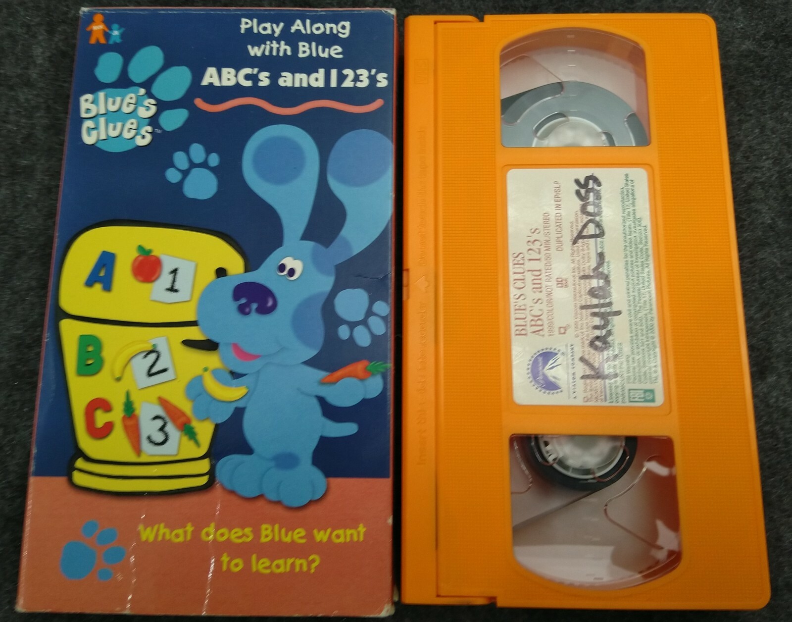 VHS Blues Clues - ABCs and 123s (VHS, 1999) | Grelly USA