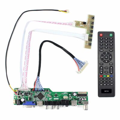 HD VGA AV USB RF Controller Board For 24 in G240HW01 V1 1920x1080 LCD ...