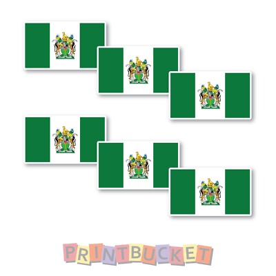 Rhodesia Flag sticker 60mm 6 pack quality water/fade proof vinyl | eBay ...