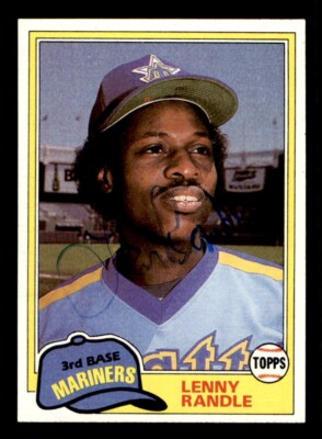 1981 Topps Baseball #817 Lenny Randle Signed Autograph (No COA) | eBay