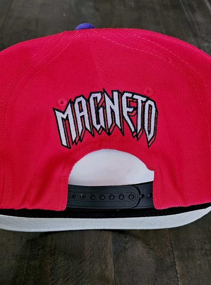 NEW MARVEL Magneto Retro Style Snapback Hat Cap Deadstock X-MEN Mutants ...