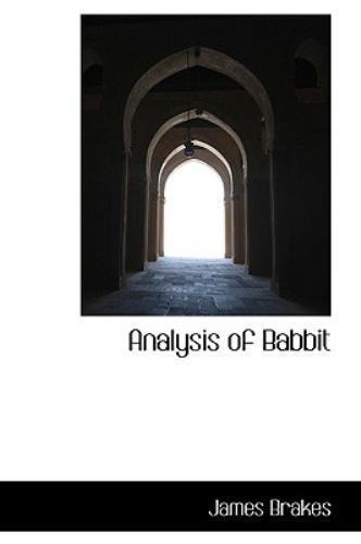 Analysis of Babbit by James Brakes (2009, Trade Paperback) for sale ...