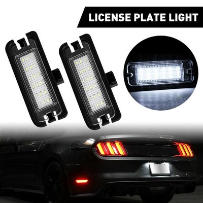 2pcs For 15-21 Ford Mustang 6000K White LED License Plate Light Number ...