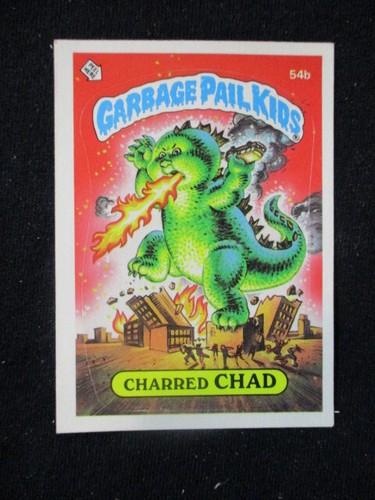 1985 Topps Garbage Pail Kids Series 2 #54b CHARRED CHAD | eBay